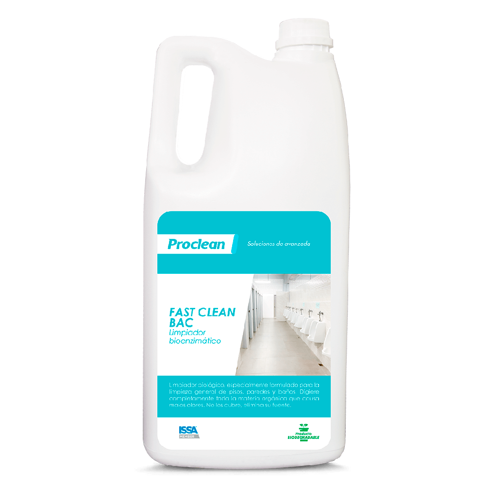 Limpiador Enzimático Neutralizador de Olores FAST CLEAN BAC